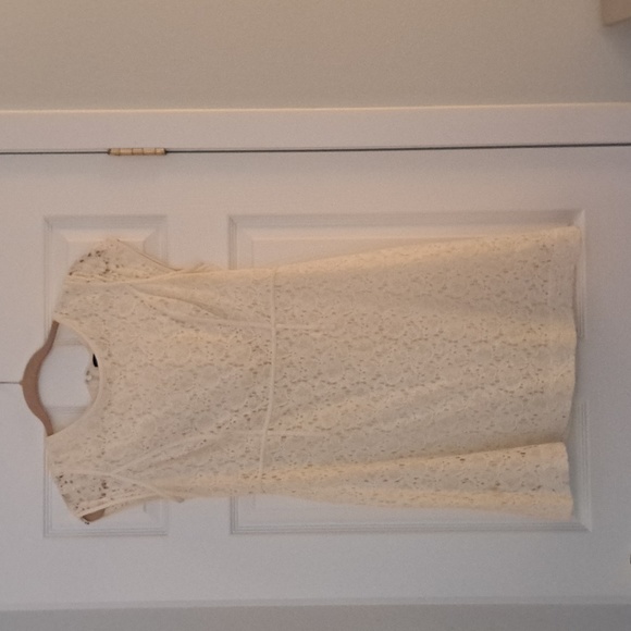 The Limited | Dresses | Limited Ivory Lace Dress | Poshmark